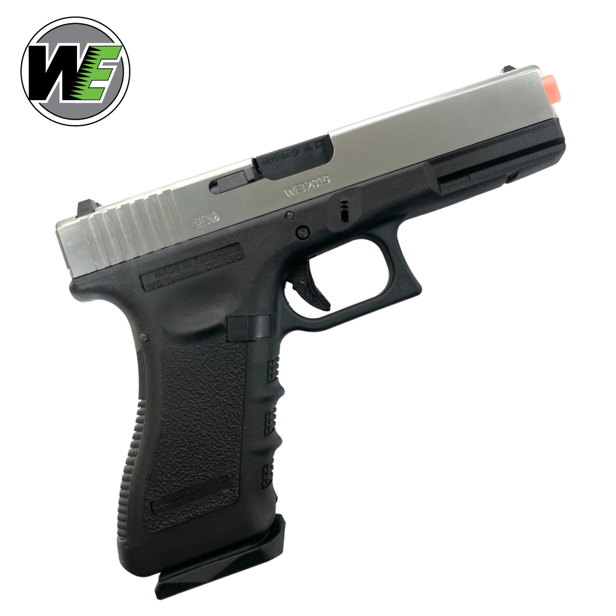We Tech G17 Gen 3 GBB Gel Blaster - Gas Pistol Silver Slide – Tactical ...